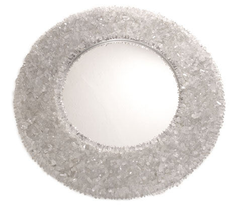 Round Rock Crystal Mirror – Nisi B Home